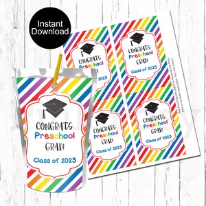Preschool Graduation Party Bundle Graduation Chip Bags - Etsy