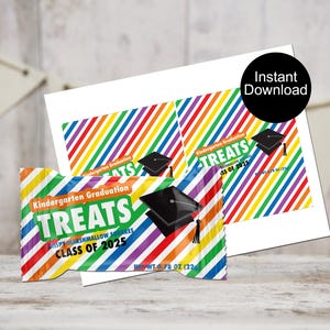 Kindergarten Graduation Party Bundle, Graduation Chip Bags, Printable ...