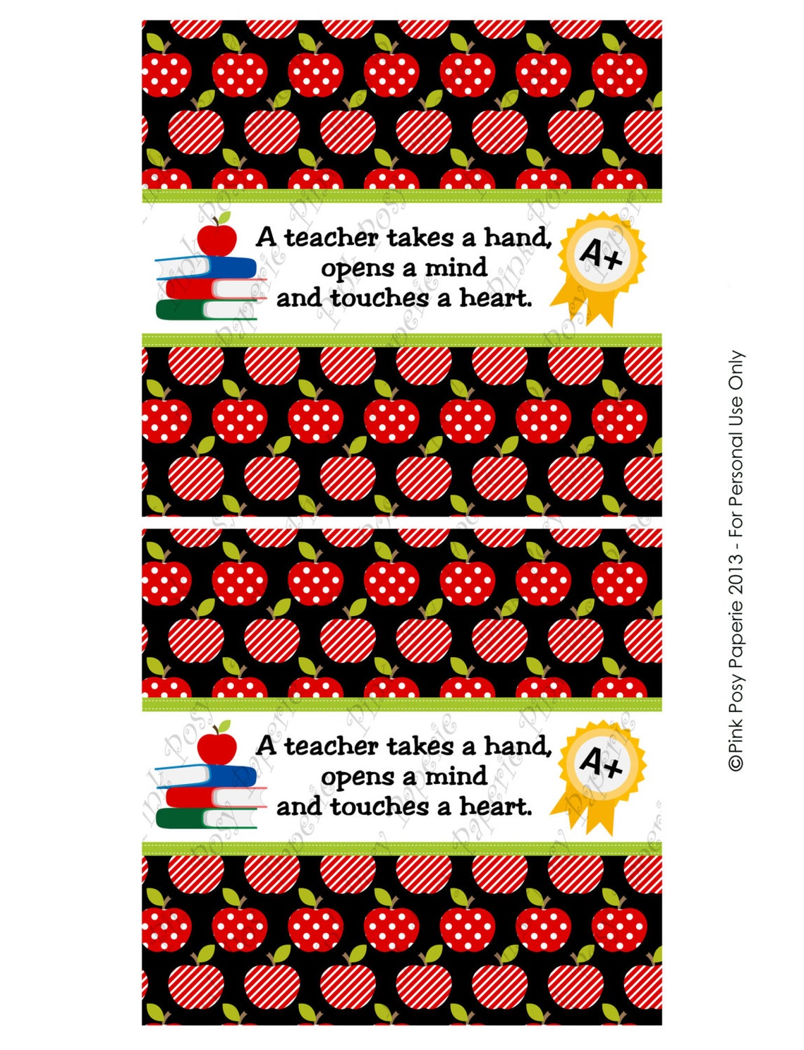 Teacher Appreciation Candy Bar Wrappers End of the Year - Etsy