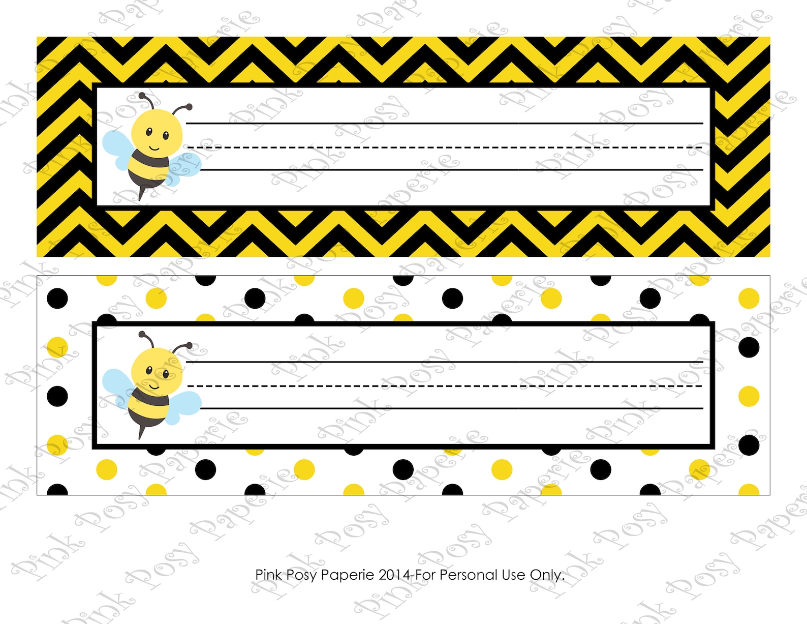 Editable Desk Name Plates, Bee Desk Name Tags, Classmate Decorations ...