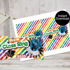 Pre-k Graduation Class Ring, Grad Party Treats, Graduation Favors ...