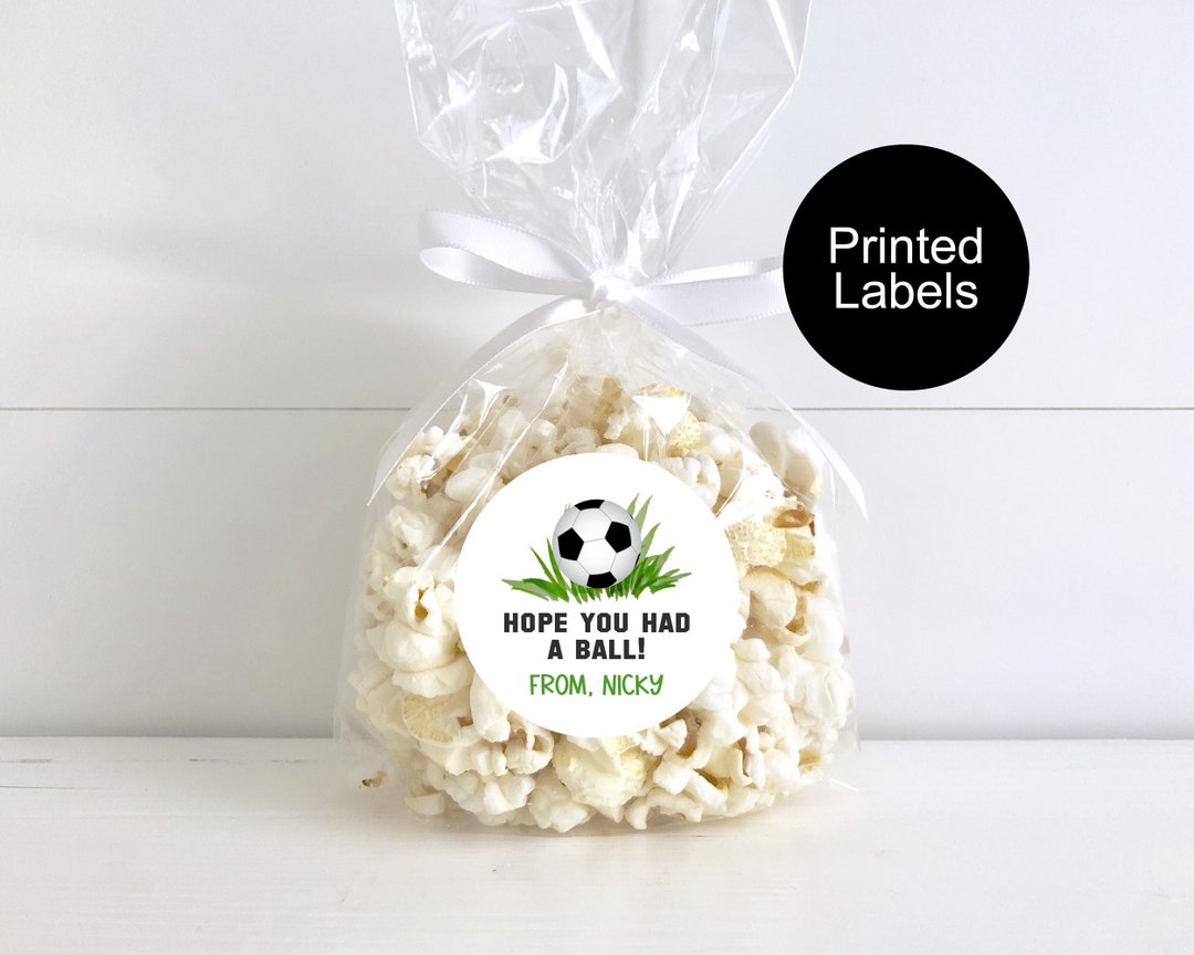 Soccer Birthday Labels, Boy Birthday Party, Soccer Stickers, Birthday ...
