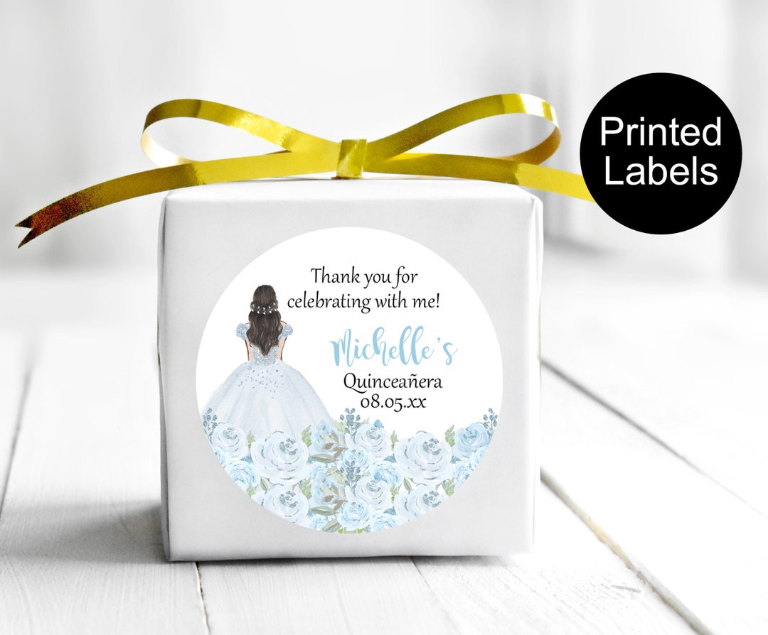 Quinceanera Favor Labels, Quinceanera Party Favor, Mis Quince Stickers ...