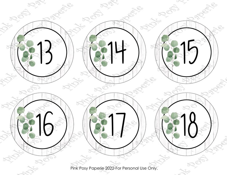 Editable Cubby Numbers Farmhouse Classroom Labels Class - Etsy