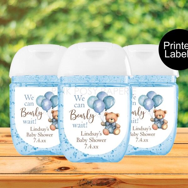 Teddy Graham Baby Shower Labels - Etsy