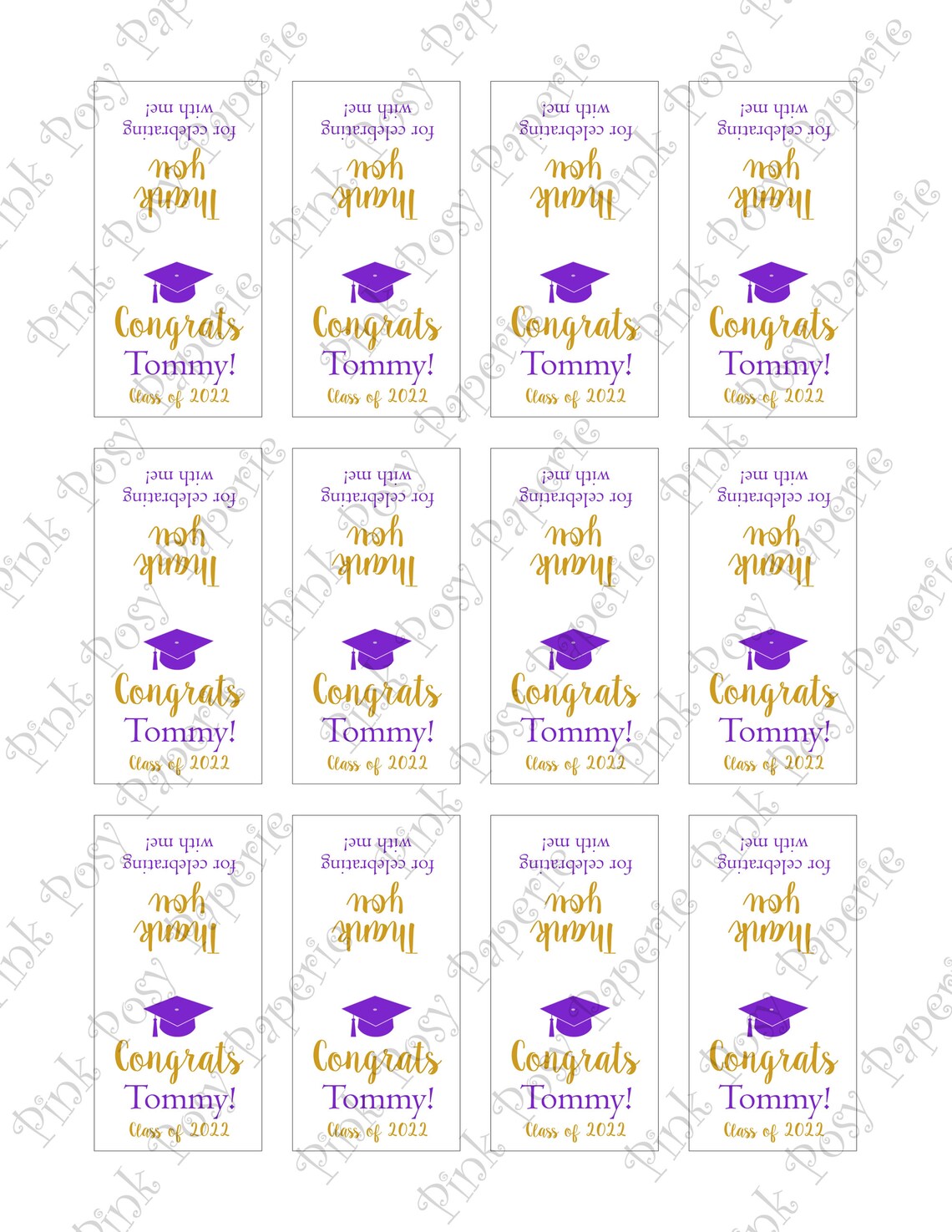 Editable Graduation Mint Favors Class of 2022 Custom Mints - Etsy