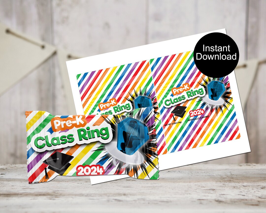 Pre-k Graduation Class Ring, Grad Party Treats, Graduation Favors ...