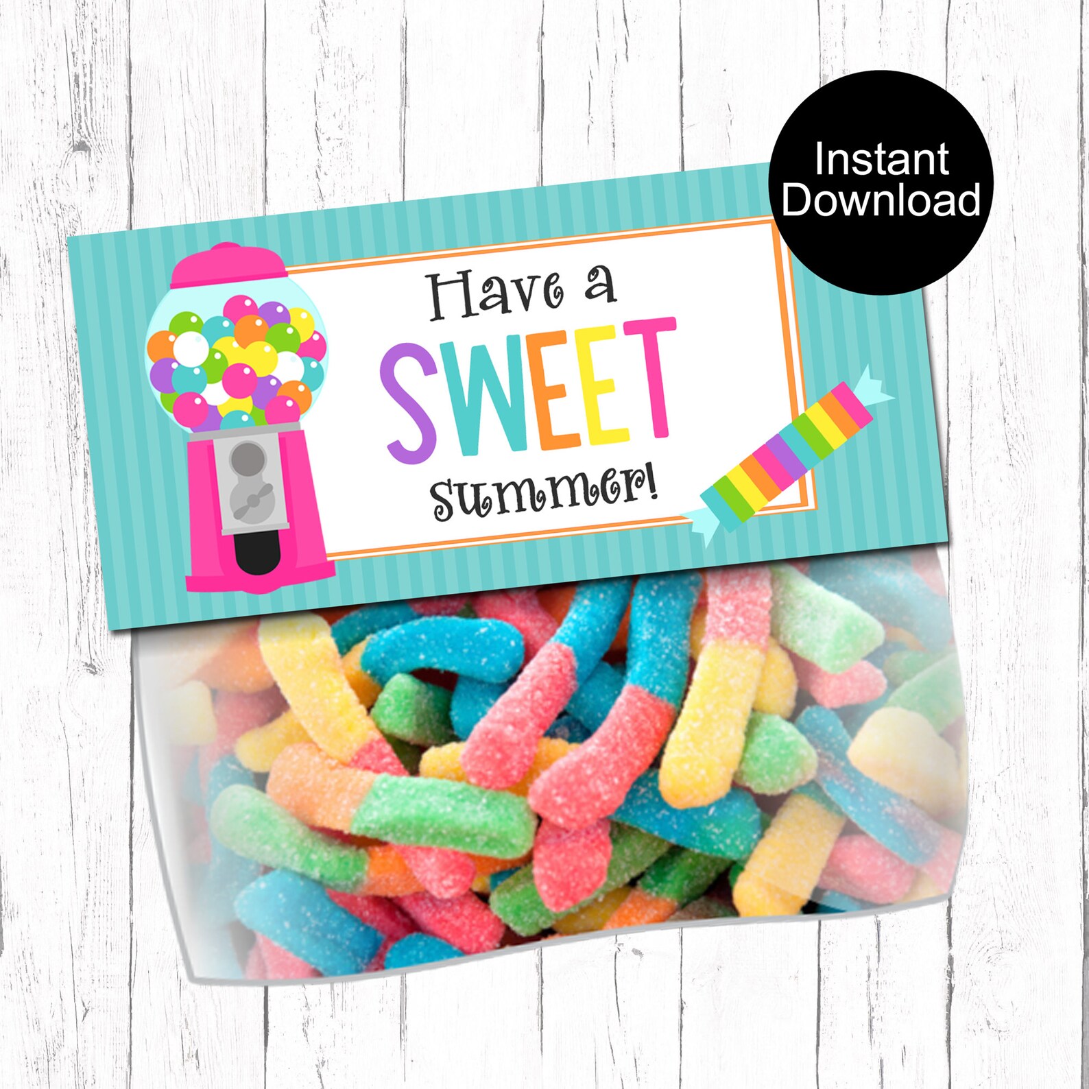 Sweet Summer Bag Toppers End of School Year Gifts Teacher - Etsy