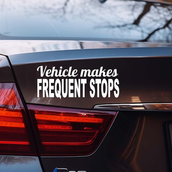 Frequent Stops Decal - Etsy