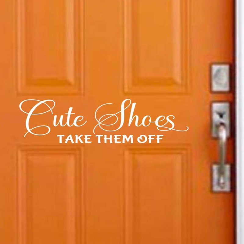 Take Shoes off Sign - Etsy