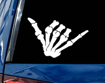 Shaka Brah Hawaii Sticker Decal Hang Loose Aloha Hand Sign Car Window ...
