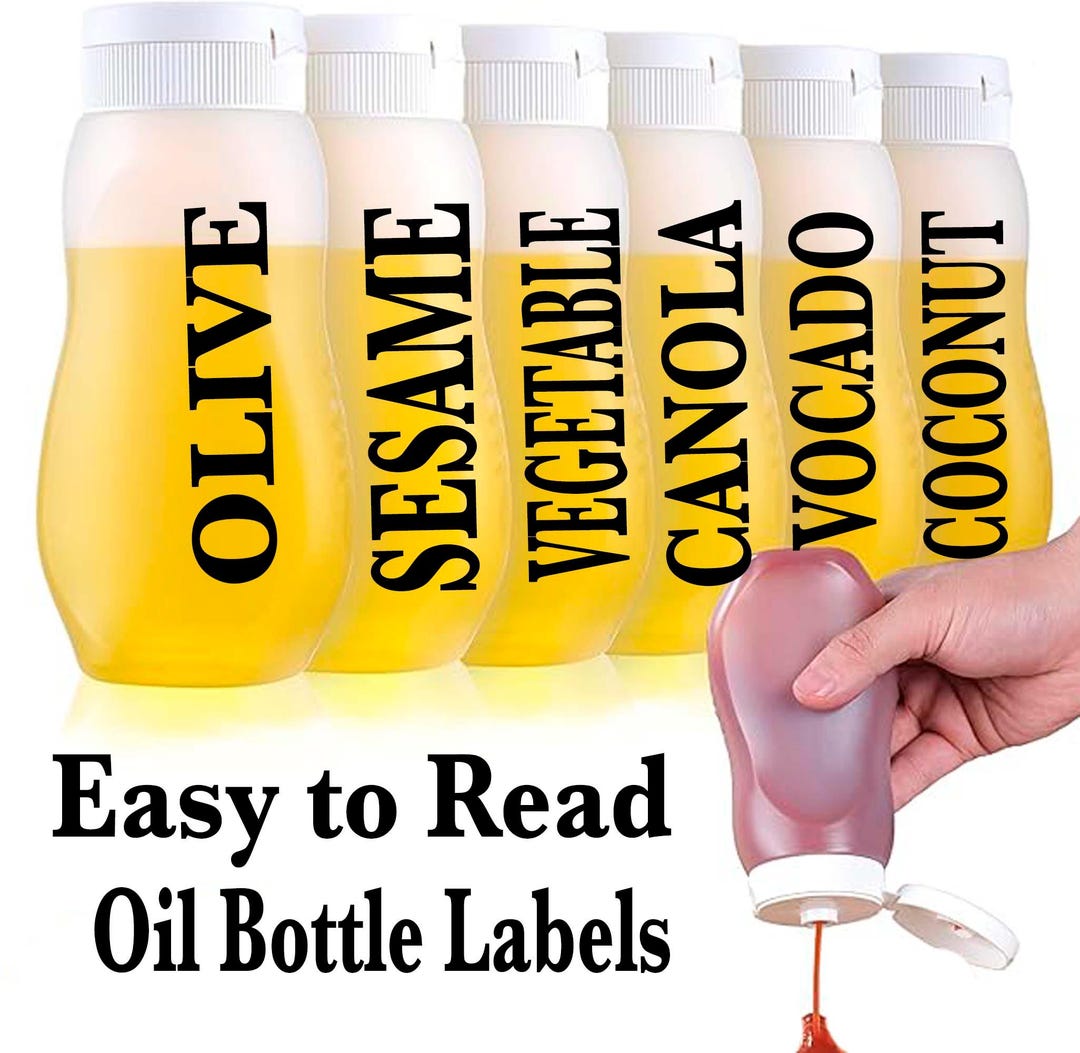 Grilling Label Oil Label Sticker Vinyl Outdoor Cooking Accessory Easy ...