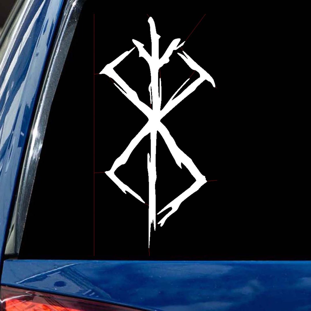 Berserk Decal Norse Rune Symbol Vinyl Sticker Mythology Warrior - Etsy