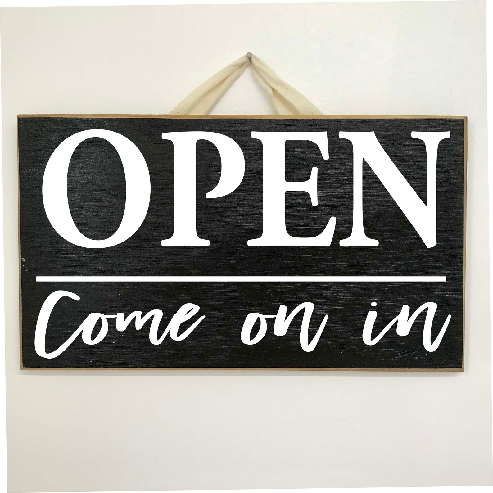 Open Sign Come On In small business retail store spa hair | Etsy