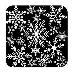 Winter Snowflake Decal Package Sheet of 18 Different Sizes Many Vinyl ...