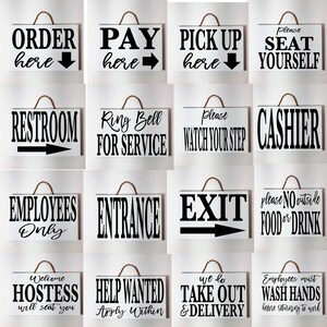 Order Here Sign Restaurant Cafe Diner Signage Bundle Available - Etsy