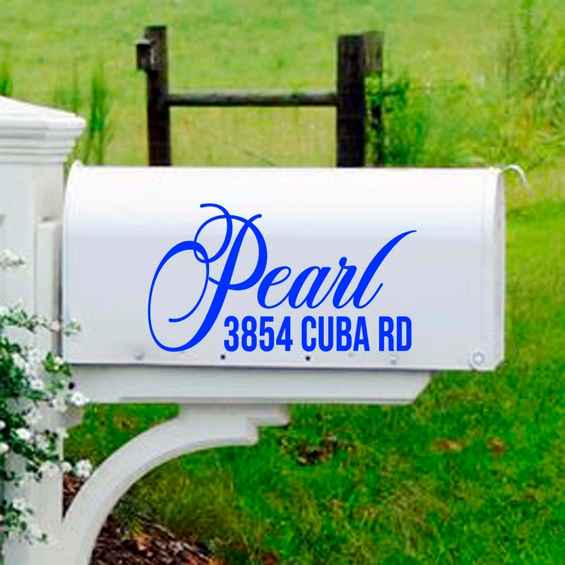 Monogrammed Mailbox - Etsy