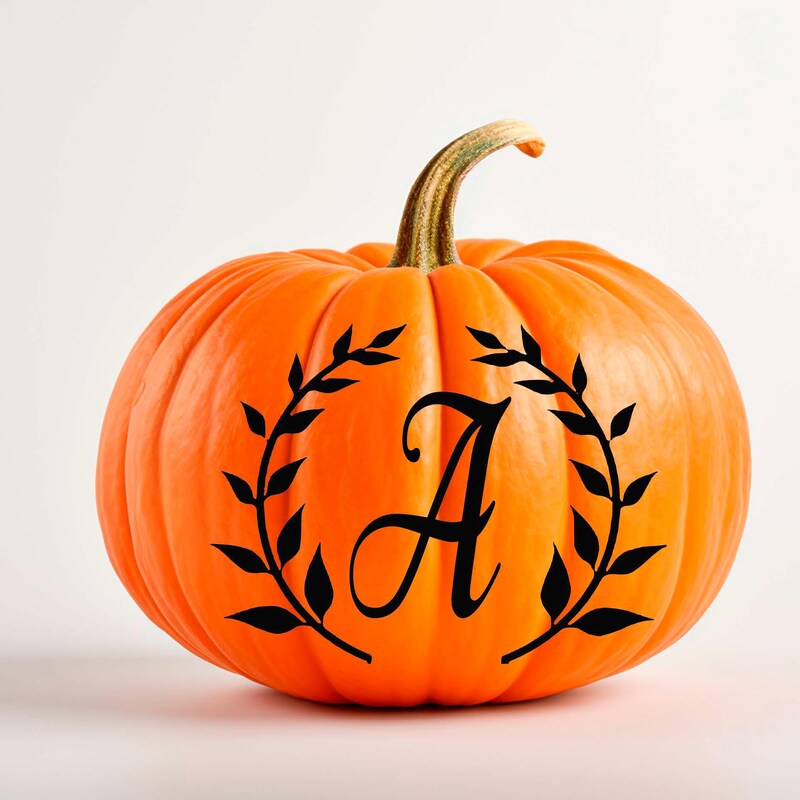 Monogram Pumpkins - Etsy