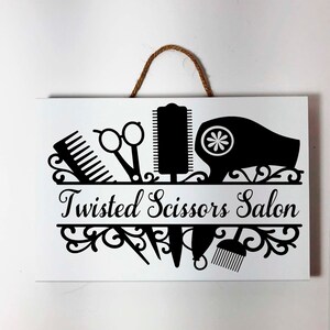 Hair Stylist Personalized Name Sign Hairdresser Gift Salon Decor ...