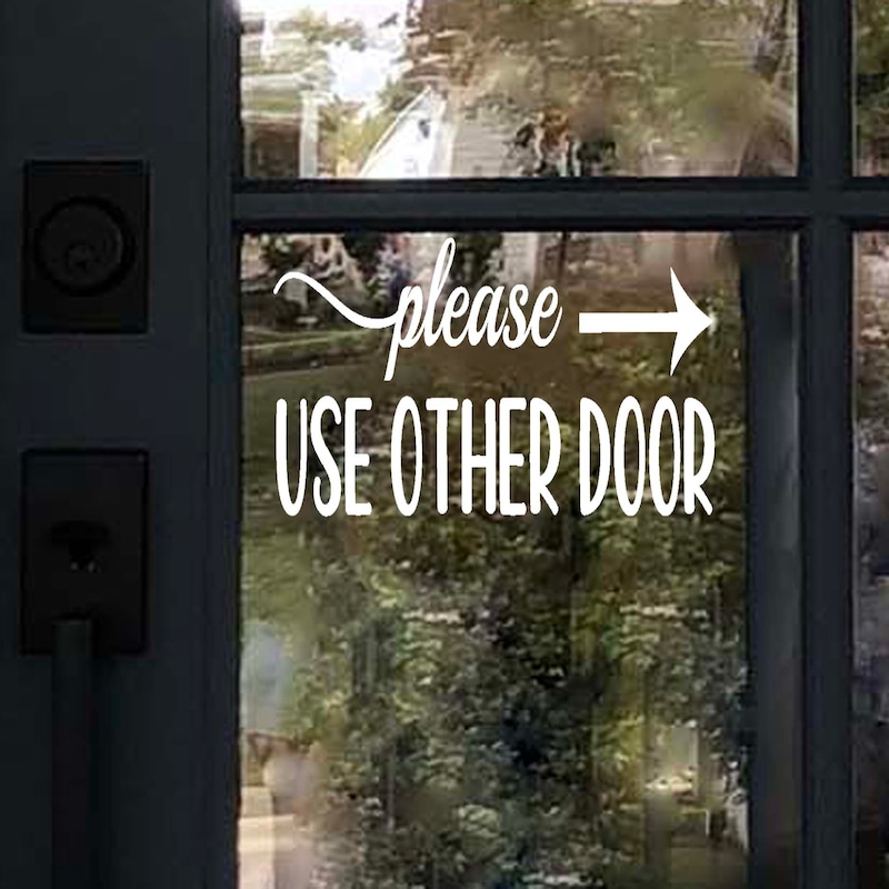 Business Entry Door Vinyl - Etsy