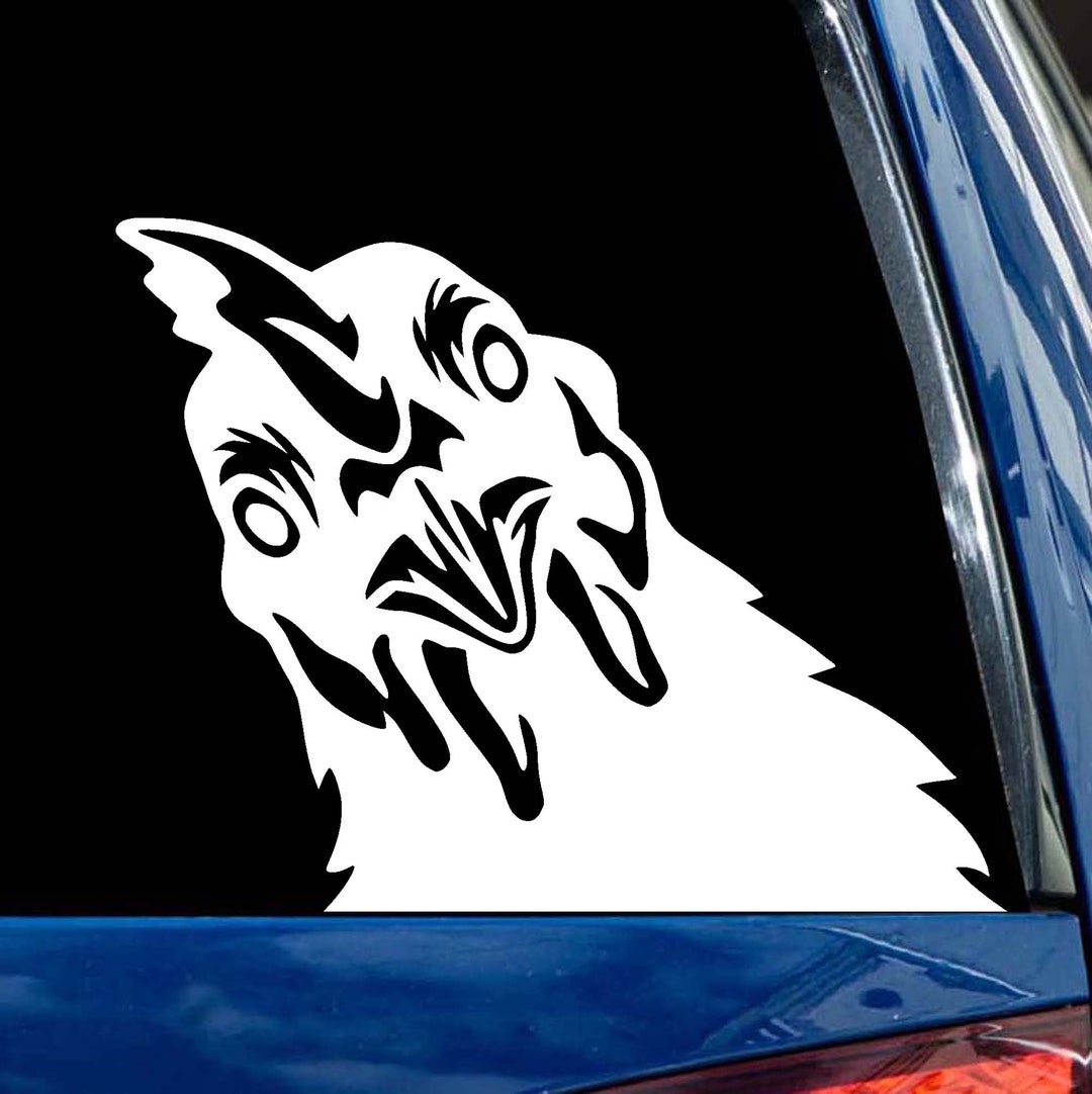 Peeking Chicken Decal Vinyl Sticker Car Laptop Tumbler Cup Mirror All ...