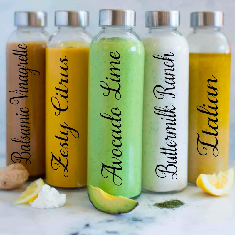 Salad Dressing Bottle - Etsy