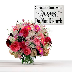 Spending Time With Jesus Sign Do Not Disturb - Etsy
