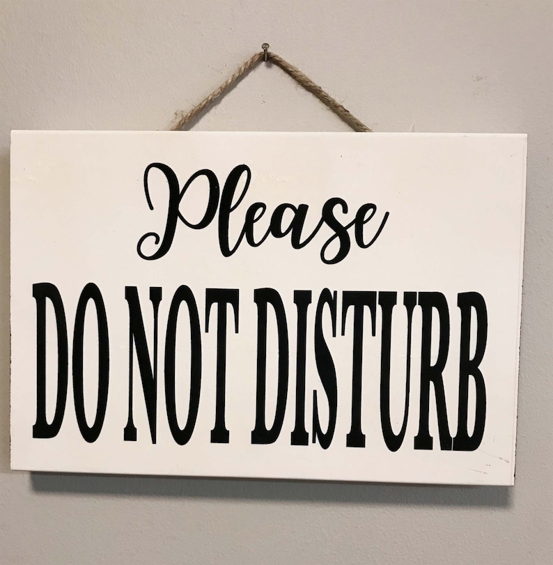 Please Do Not Disturb Sign Door Hanger Conference Meeting Busy | Etsy