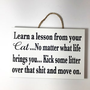 Learn a Lesson From Your CAT Sign No Matter What Life Brings You Kick ...