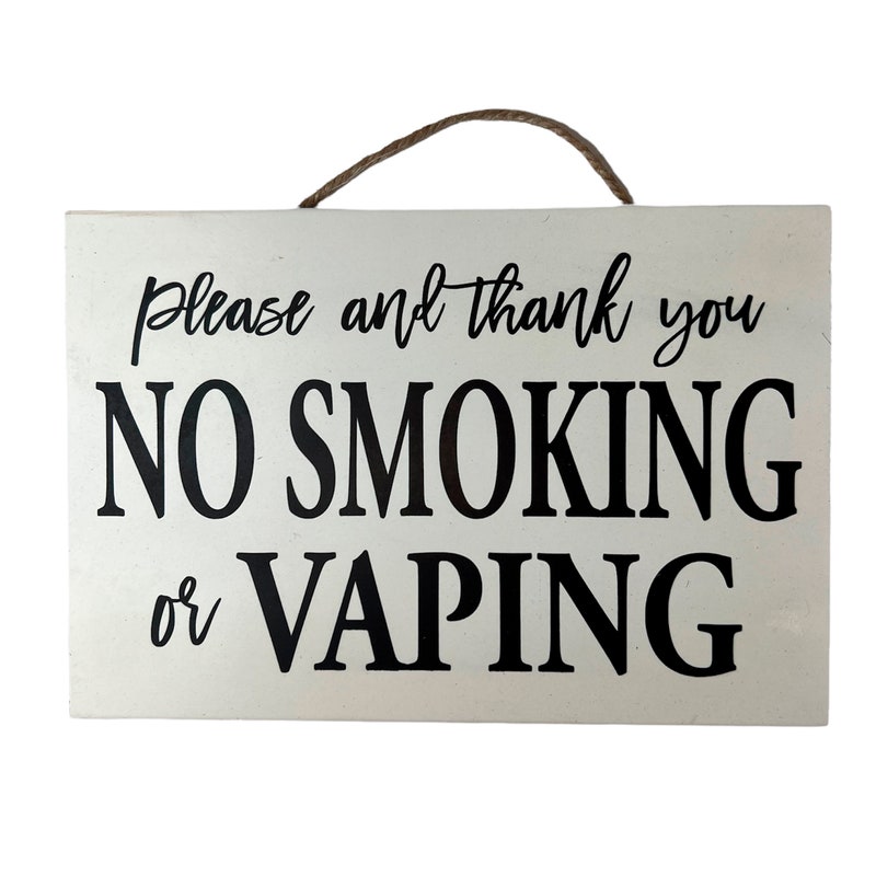 No Smoking Signs - Etsy