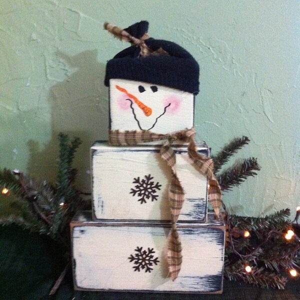 Primitive Wood Block - Etsy