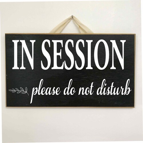 In Session Please Do Not Disturb Sign Spa Massage Therapy | Etsy