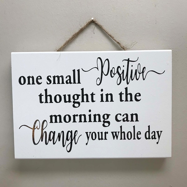 Positive Thought - Etsy
