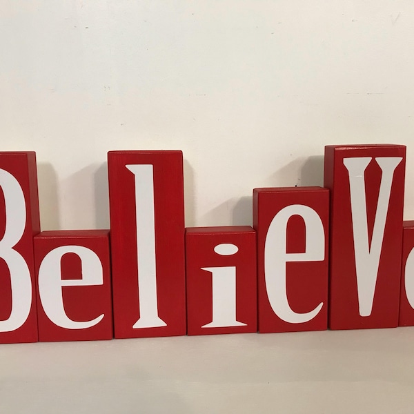 Believe Sign - Etsy