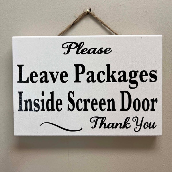 Personalized Package Delivery Signs - Etsy