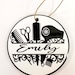 Hair Stylist Ornament Personalized Christmas Gift Salon Tree Decor - Etsy