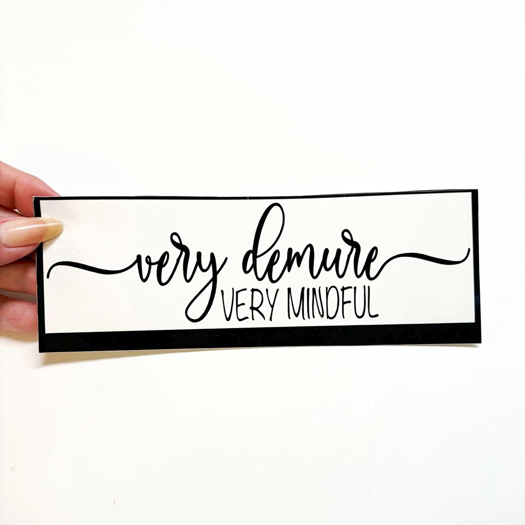 Very Demure Very Mindful Wall Mural Decal Dorm Room Decor Gen Alpha ...