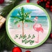 Fa La La La La Mingo Ornament Flamingo Christmas Beach Ocean Tree Free ...