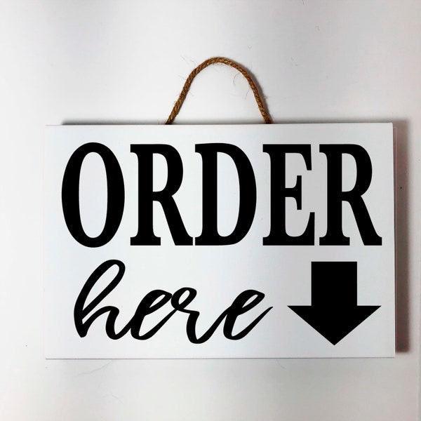 Order Here Sign - Etsy