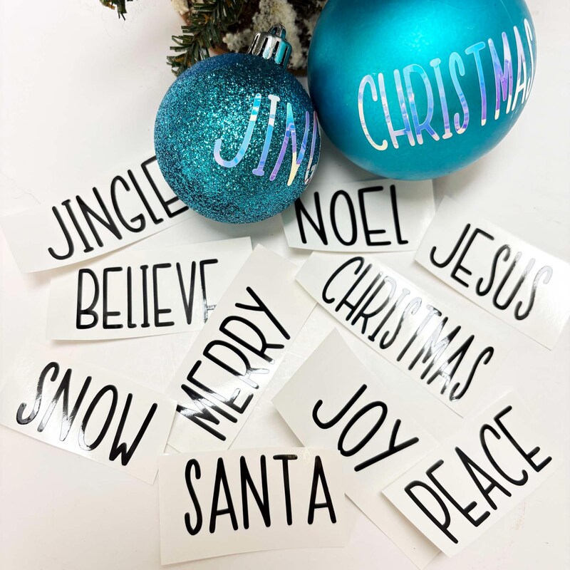 Word Ornaments - Etsy