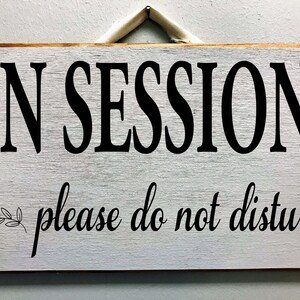 In Session Please Do Not Disturb Sign Spa Massage Therapy | Etsy