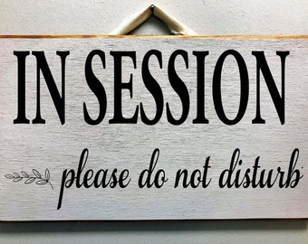 In Session Sign - Etsy
