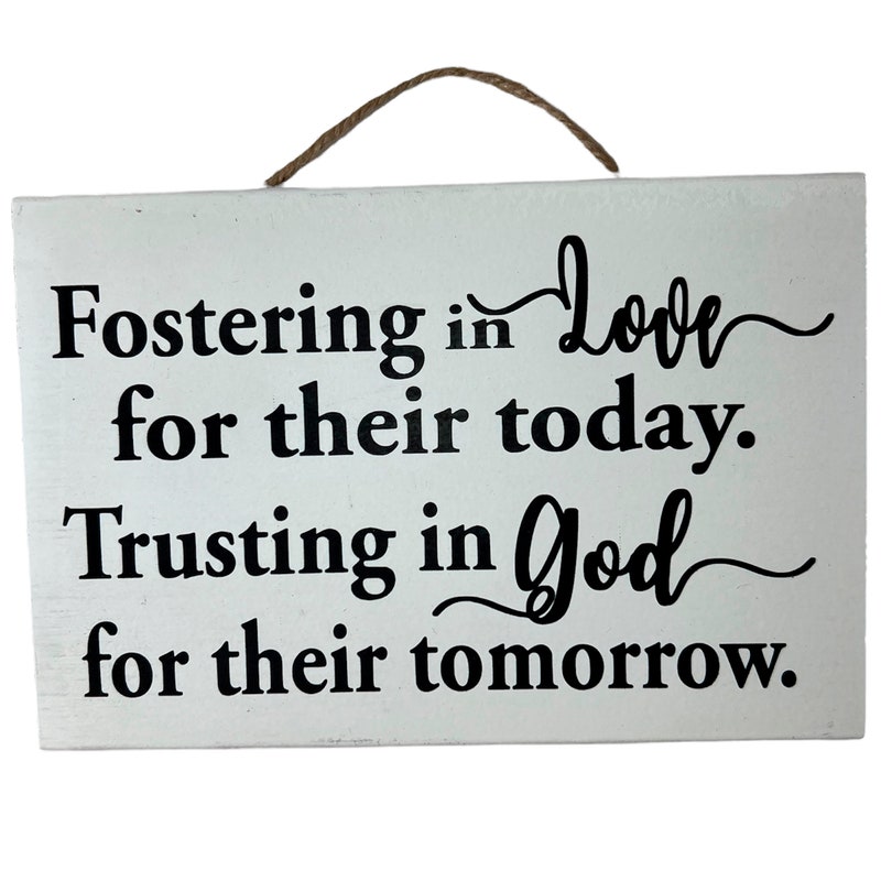 Foster Care Sign - Etsy