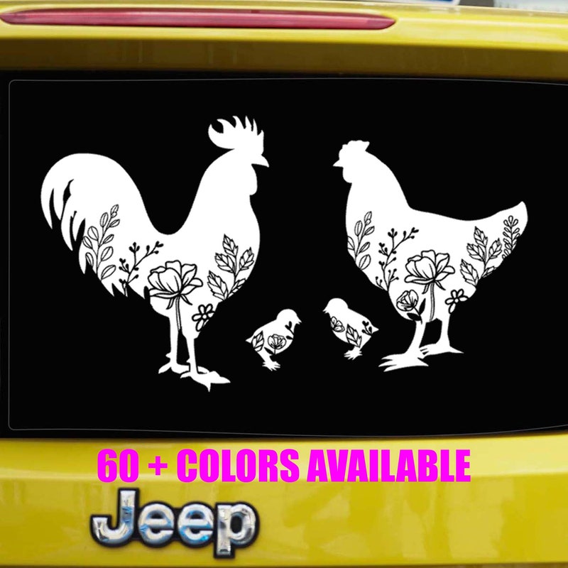 Chicken Wall Decal - Etsy