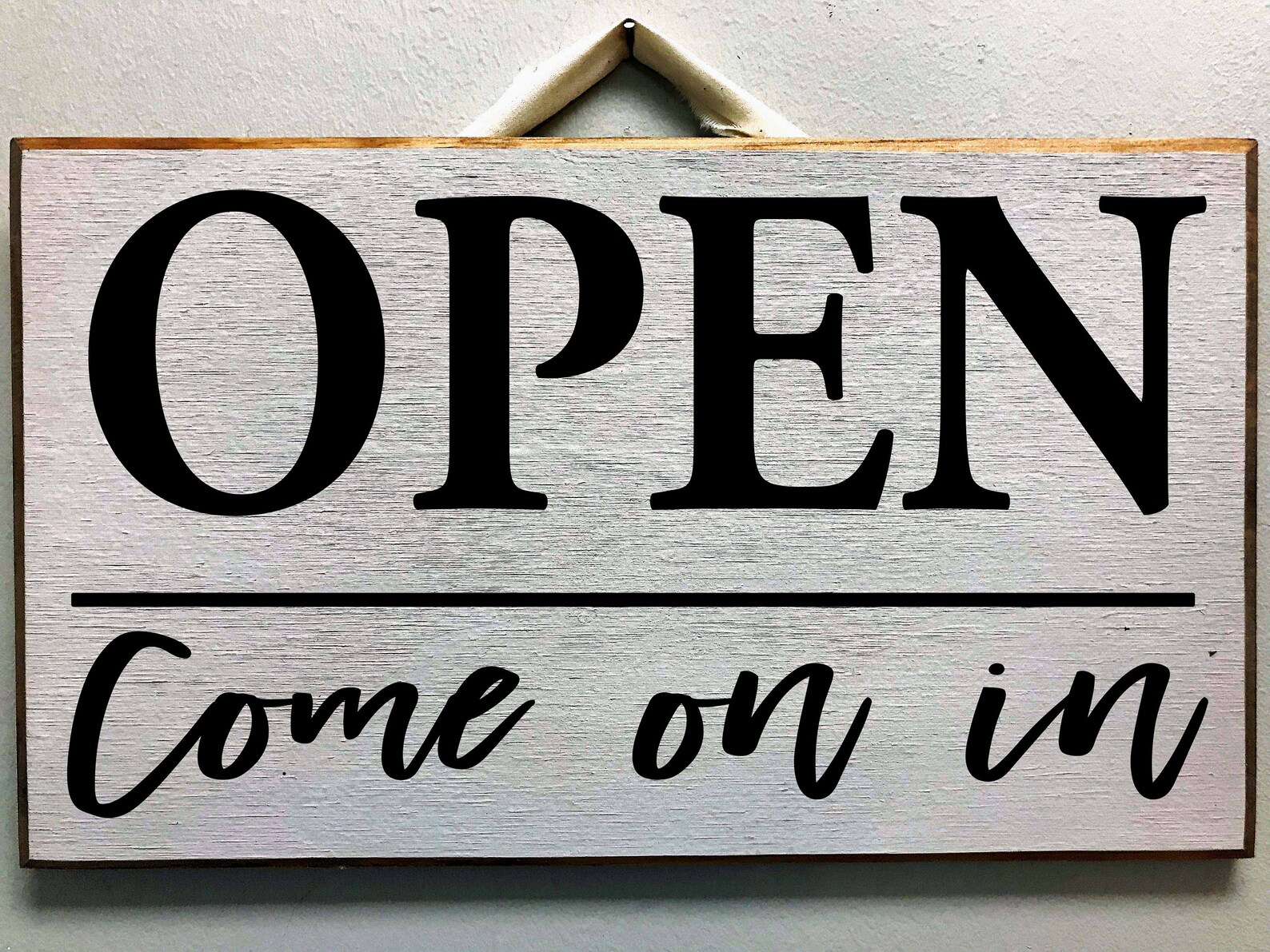 Open Sign Come On In small business retail store spa hair | Etsy