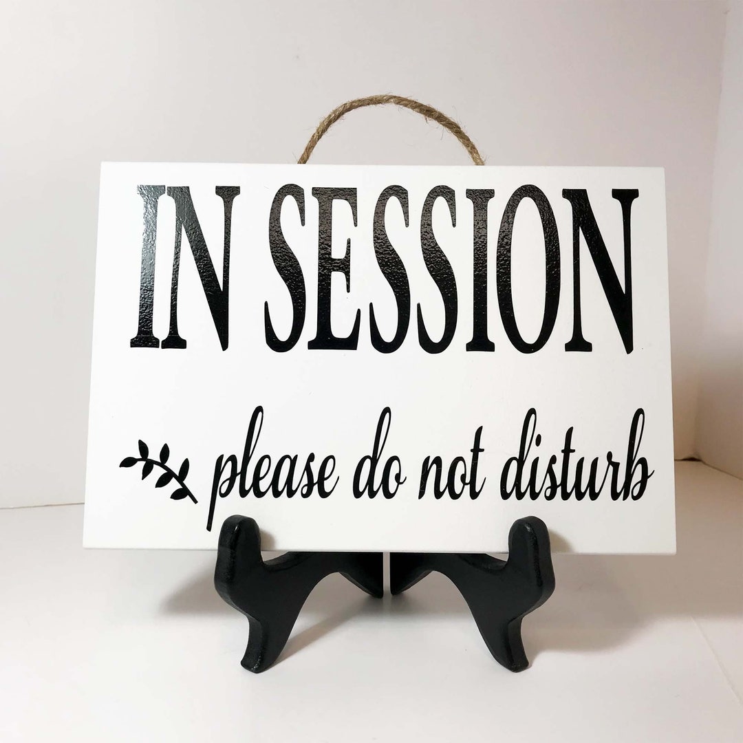 In Session Please Do Not Disturb Sign Spa Massage Therapy Door - Etsy