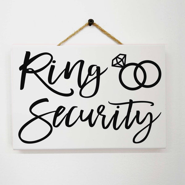 Ring Security Sign - Etsy