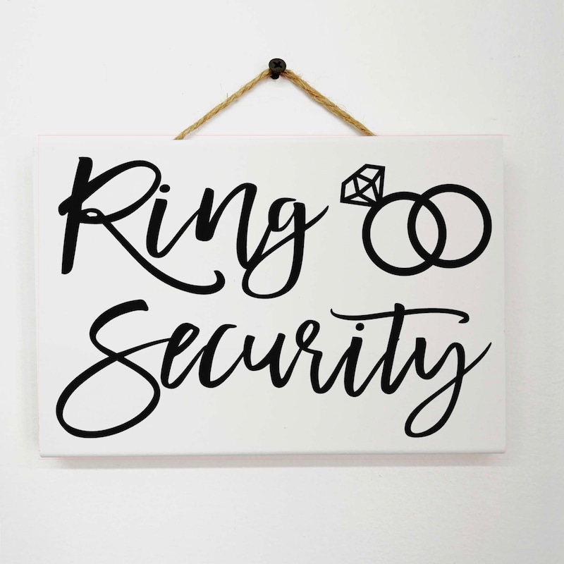 Ring Security Sign - Etsy