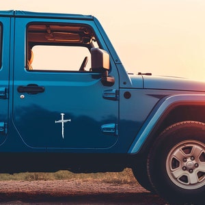 Cross Decal 3 Nails Christian Bumper Sticker Religious Gift - Etsy