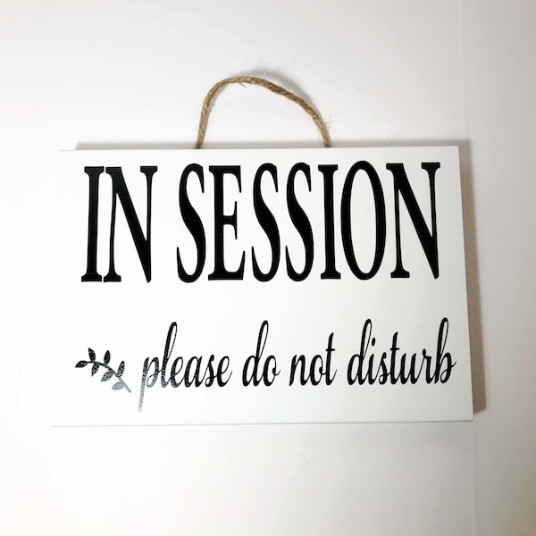 In Session Sign - Etsy